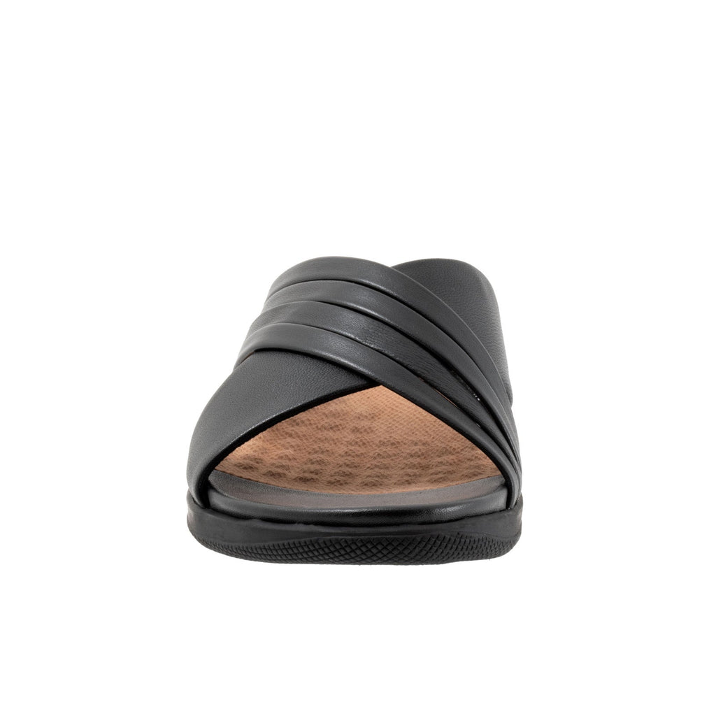 Softwalk Tillman 5.0 S2321-001 Womens Black Extra Wide Slides Sandals ...