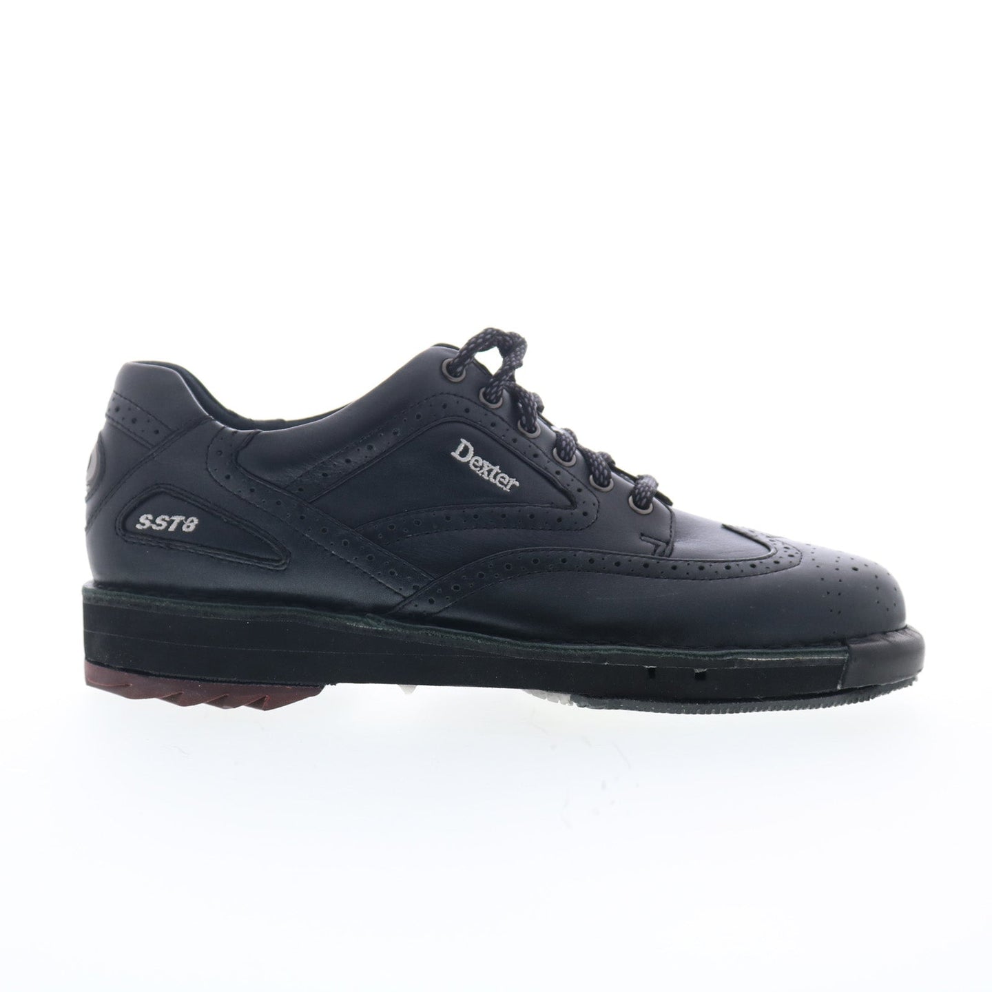 Dexter SST8 SST8-2-5(1) Mens Black Leather Lace Up Athletic Bowling Sh ...
