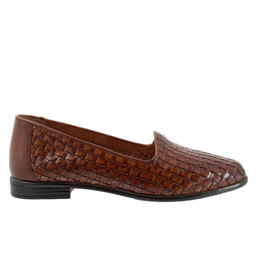 Trotters Liz T5158-580 Womens Brown Extra Narrow Loafer Flats Shoes ...