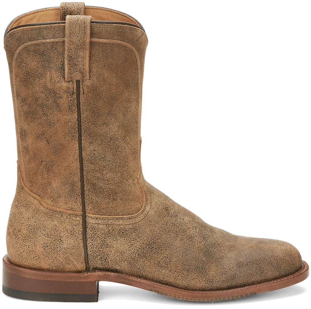 Tony Lama Monterey Round Toe Goat EP3550 Mens Brown Cowboy Western Boo ...