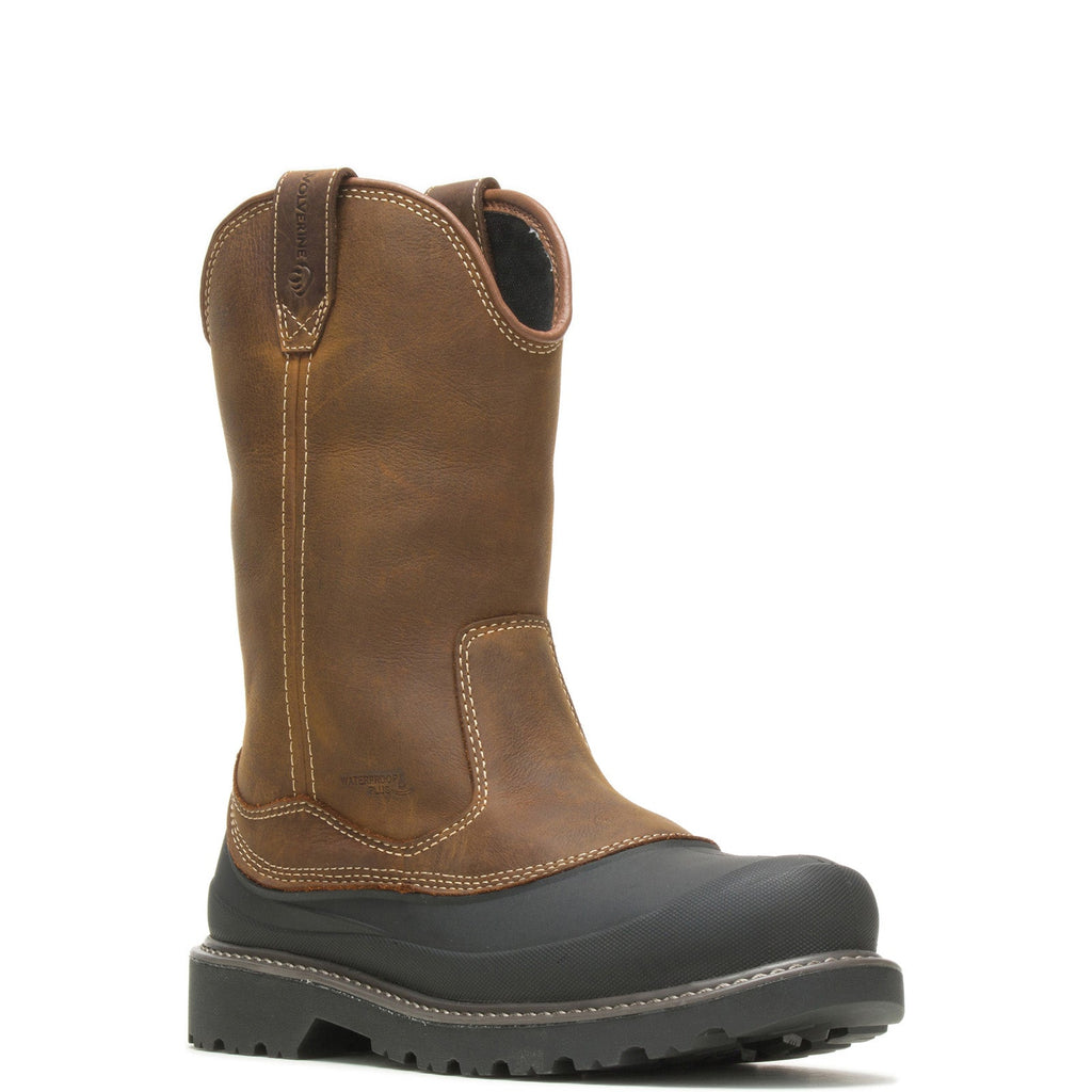 Wolverine Floorhand Swamp WP Steel Toe Mens Brown Work & Safety Boots ...