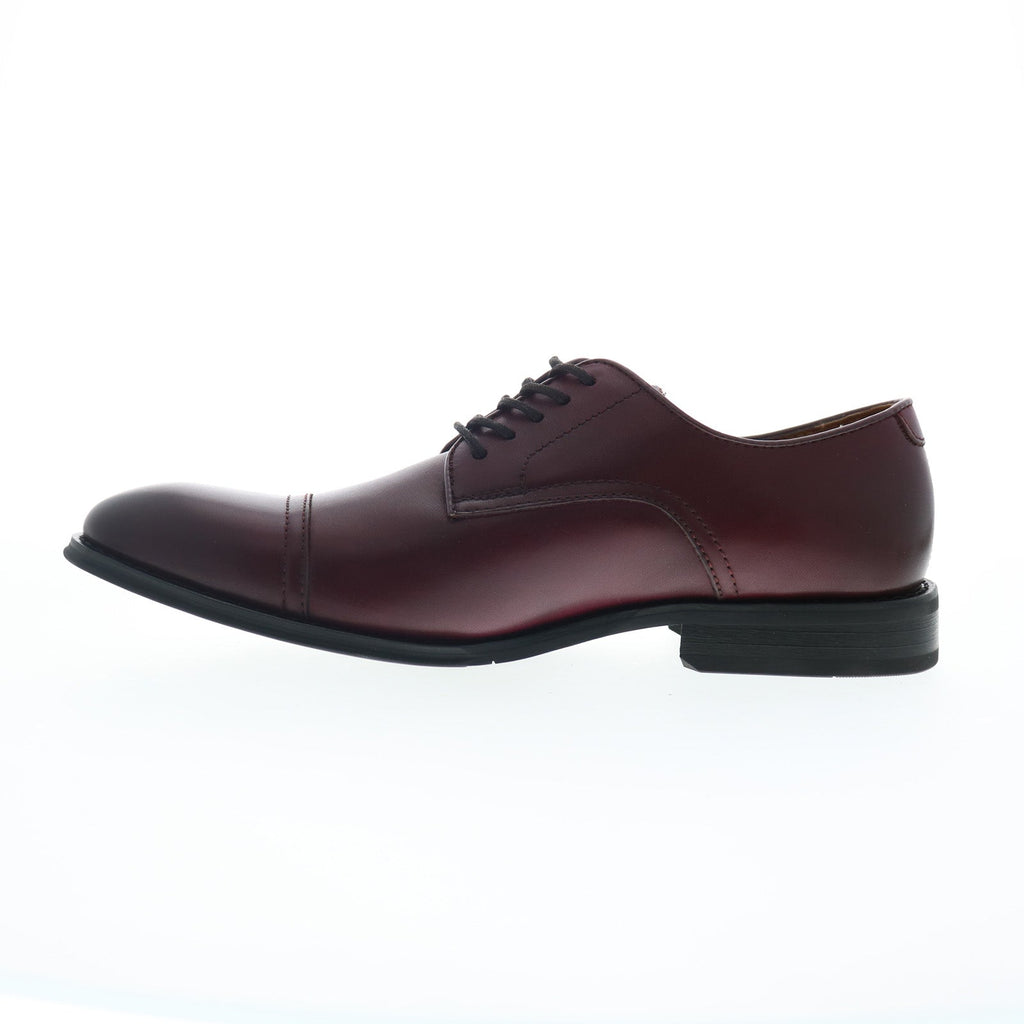 La Milano Carlton A11323 Mens Burgundy Oxfords & Lace Ups Cap Toe Shoe ...