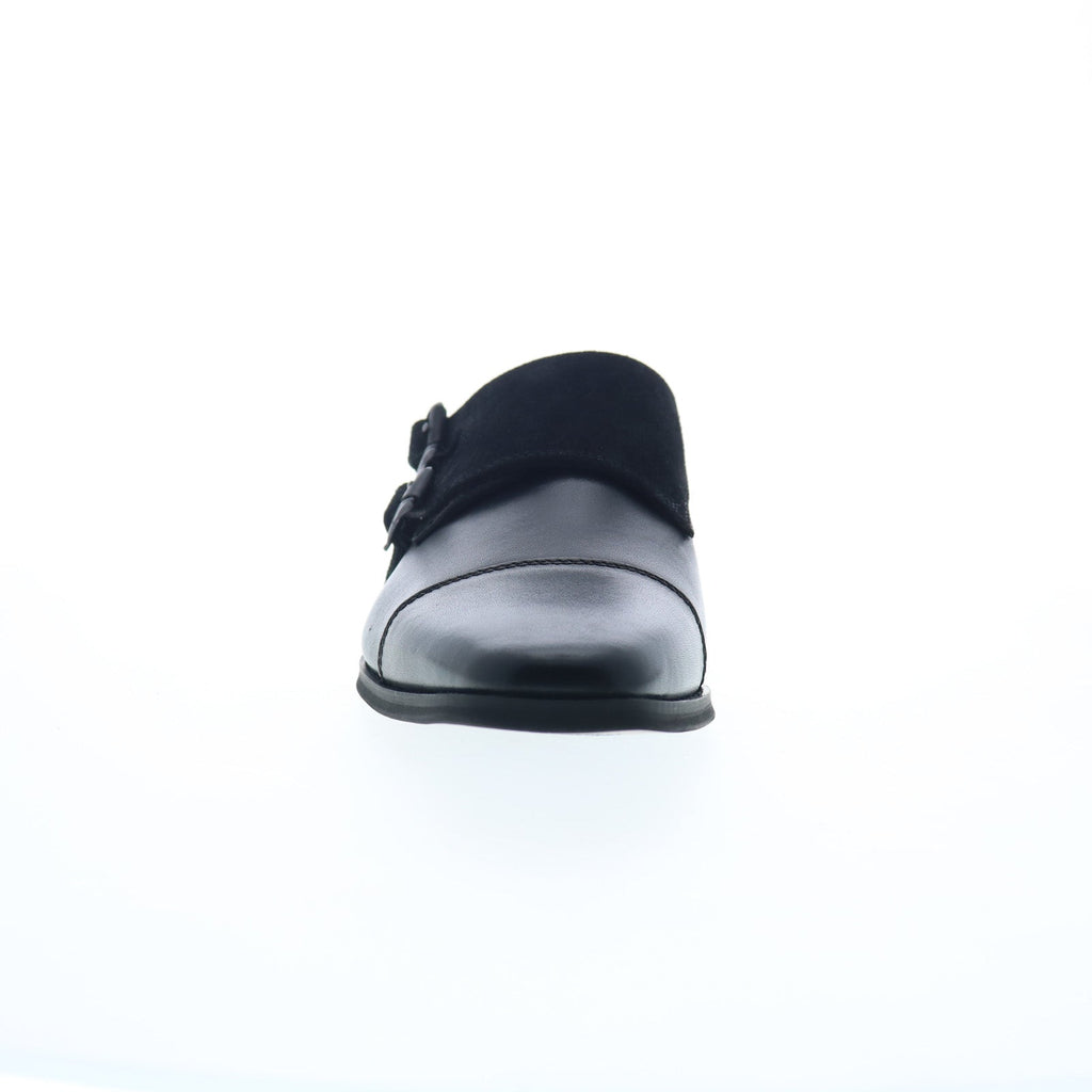 La Milano Bobby A11870 Mens Black Leather Loafers & Slip Ons Casual Sh ...