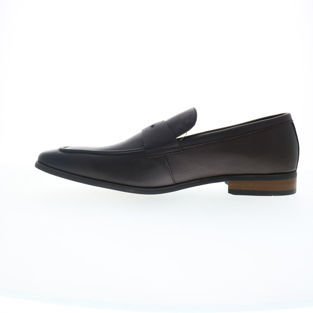 La Milano Foster A120042 Mens Brown Leather Loafers & Slip Ons Penny S ...