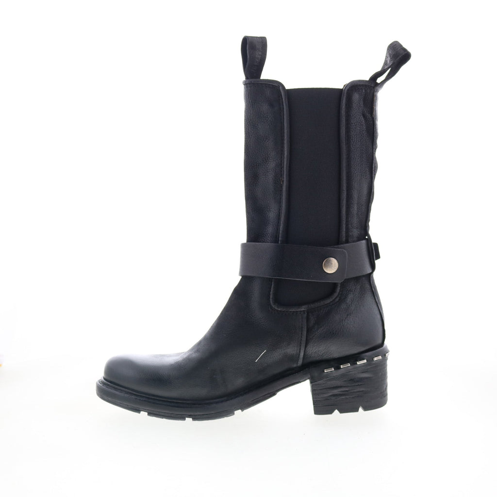 A.S. 98 Nayden A63201-201-6002 Womens Black Leather Casual Dress Boots ...