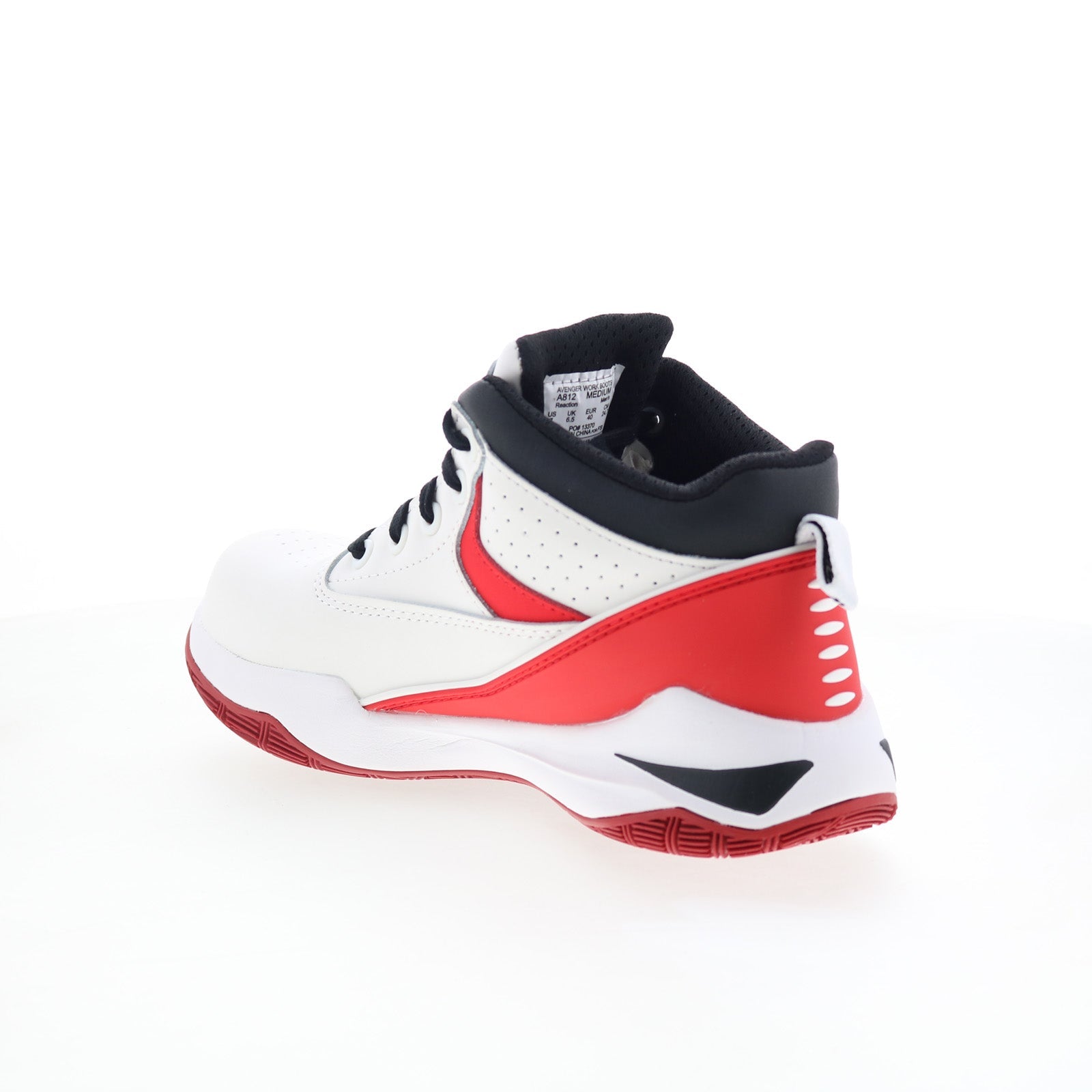 Avenger Reaction Carbon Toe SR A812 Mens White Leather Work & Safety S ...
