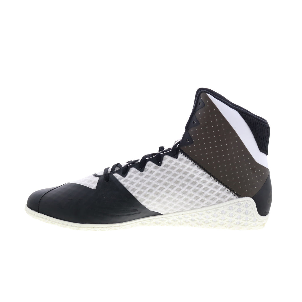 Adidas Mat Wizard 4 AC6974 Mens White Canvas Lace Up Athletic Wrestlin ...