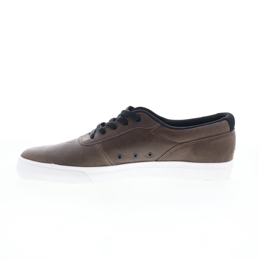 DC Switch S LX ADYS300377 Mens Brown Leather Skate Inspired Sneakers S ...