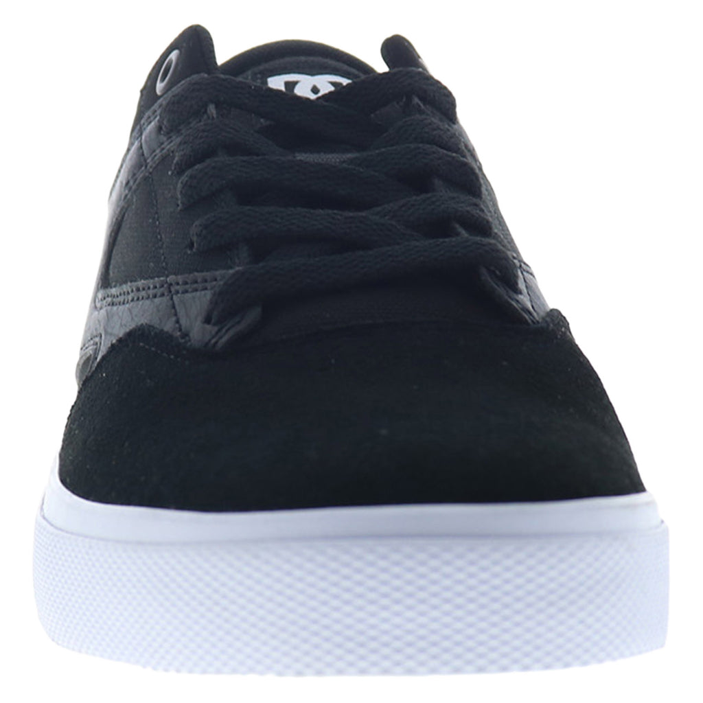 DC Kalis Vulc ADYS300569-BKW Mens Black Suede Lace Up Skate Sneakers S ...