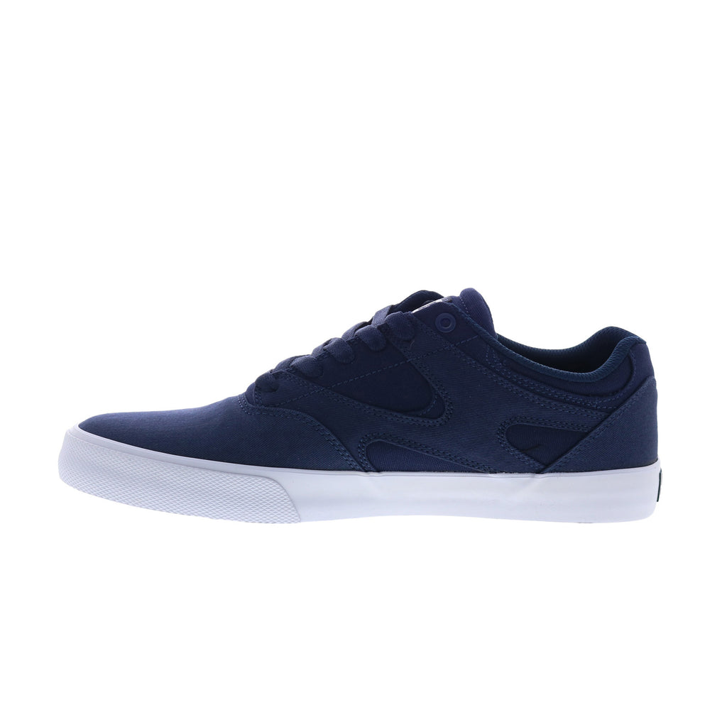 DC Kalis Vulc ADYS300569-GW1 Mens Blue Canvas Skate Inspired Sneakers ...