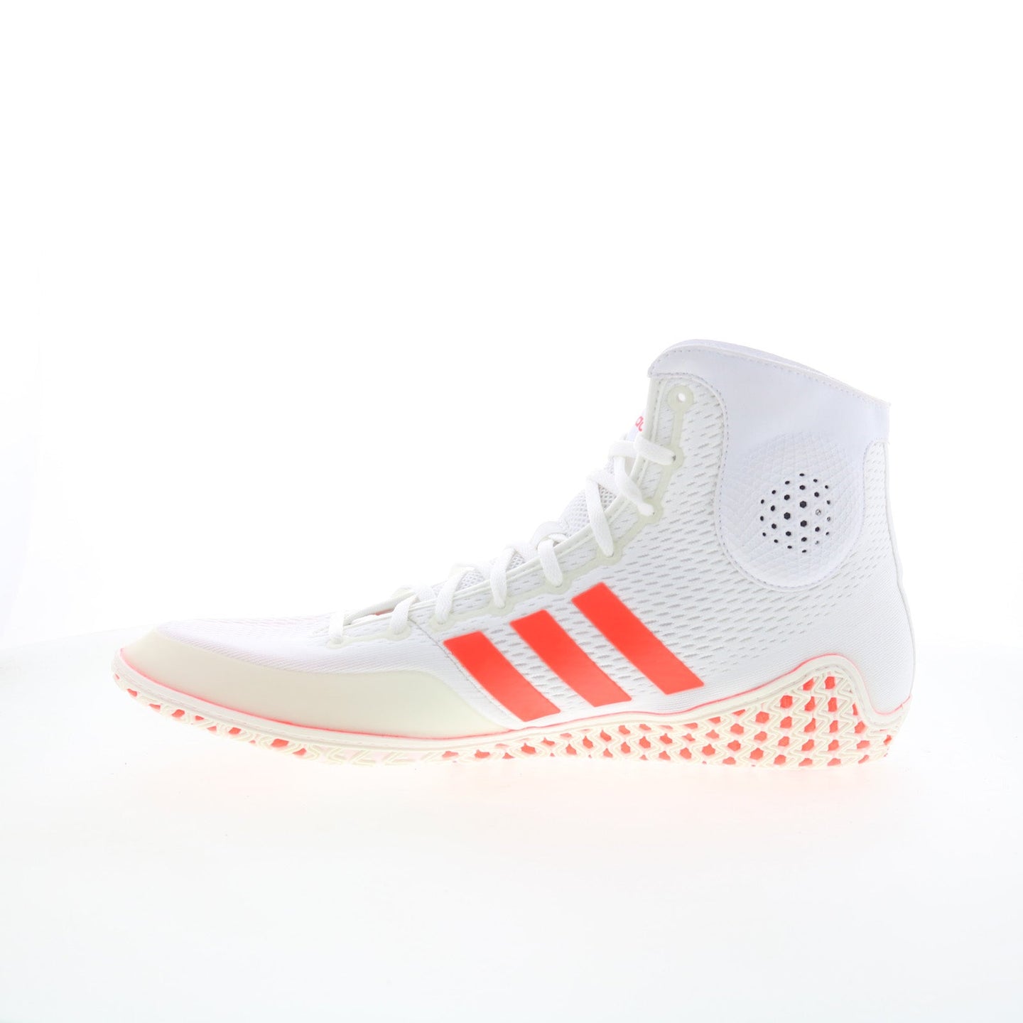 Adidas Tech Fall.16 AF5543 Mens White Synthetic Athletic Wrestling Sho ...