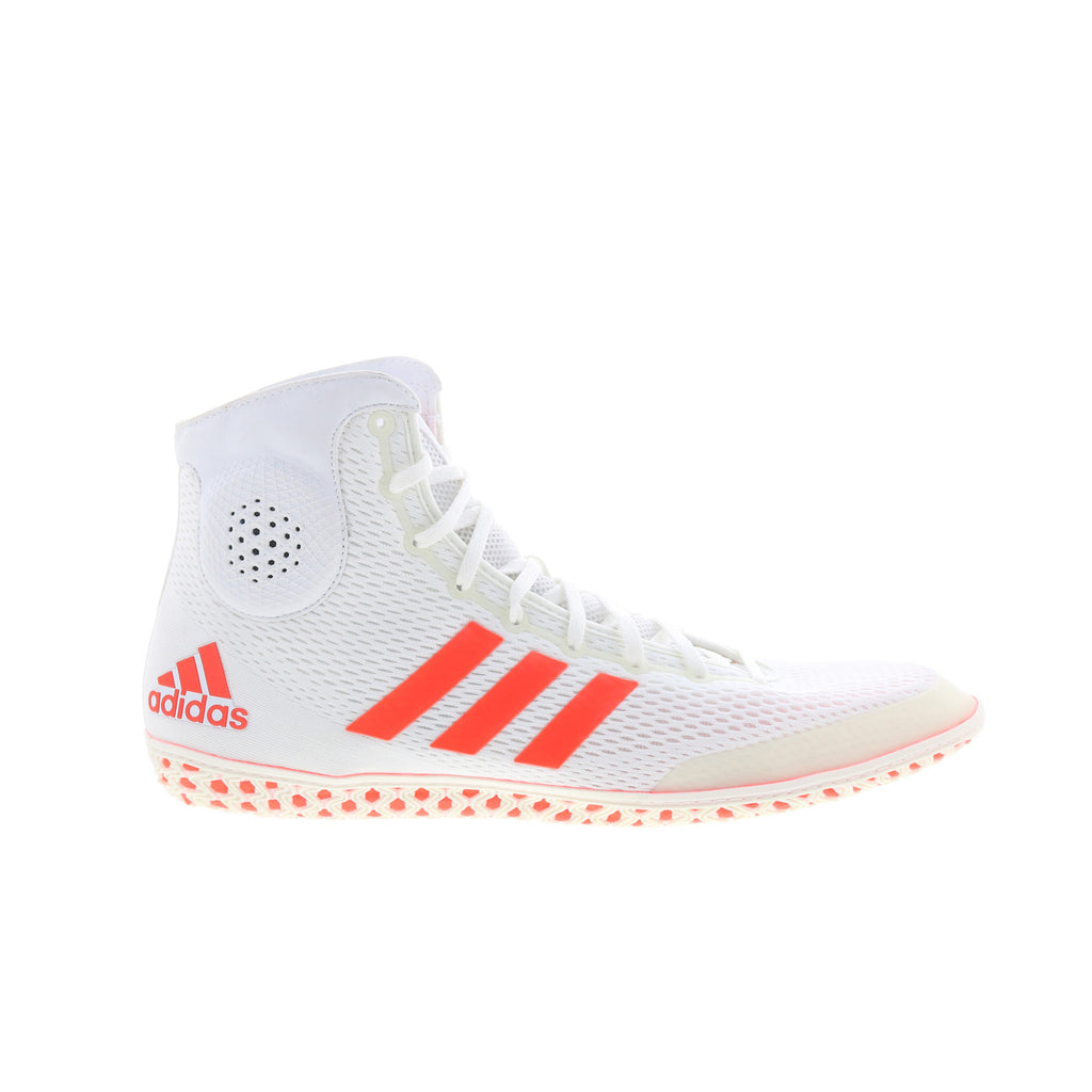 Adidas Tech Fall.16 AF5543 Mens White Synthetic Athletic Wrestling Sho ...