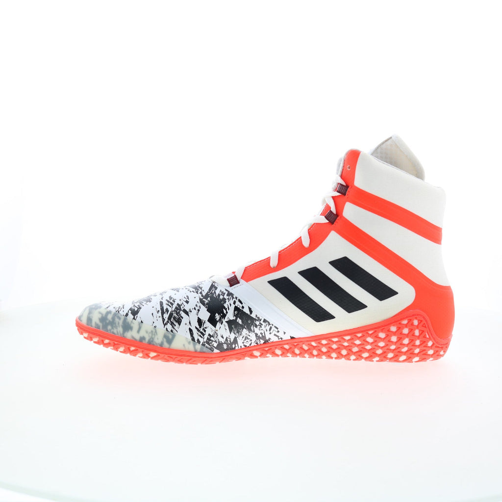 Adidas Flying Impact AQ3319 Mens White Synthetic Athletic Wrestling Sh ...