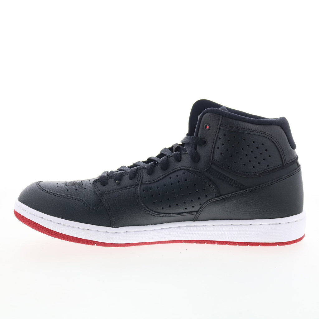 Nike Jordan Access AR3762-001 Mens Black Leather Lifestyle Sneakers Sh ...