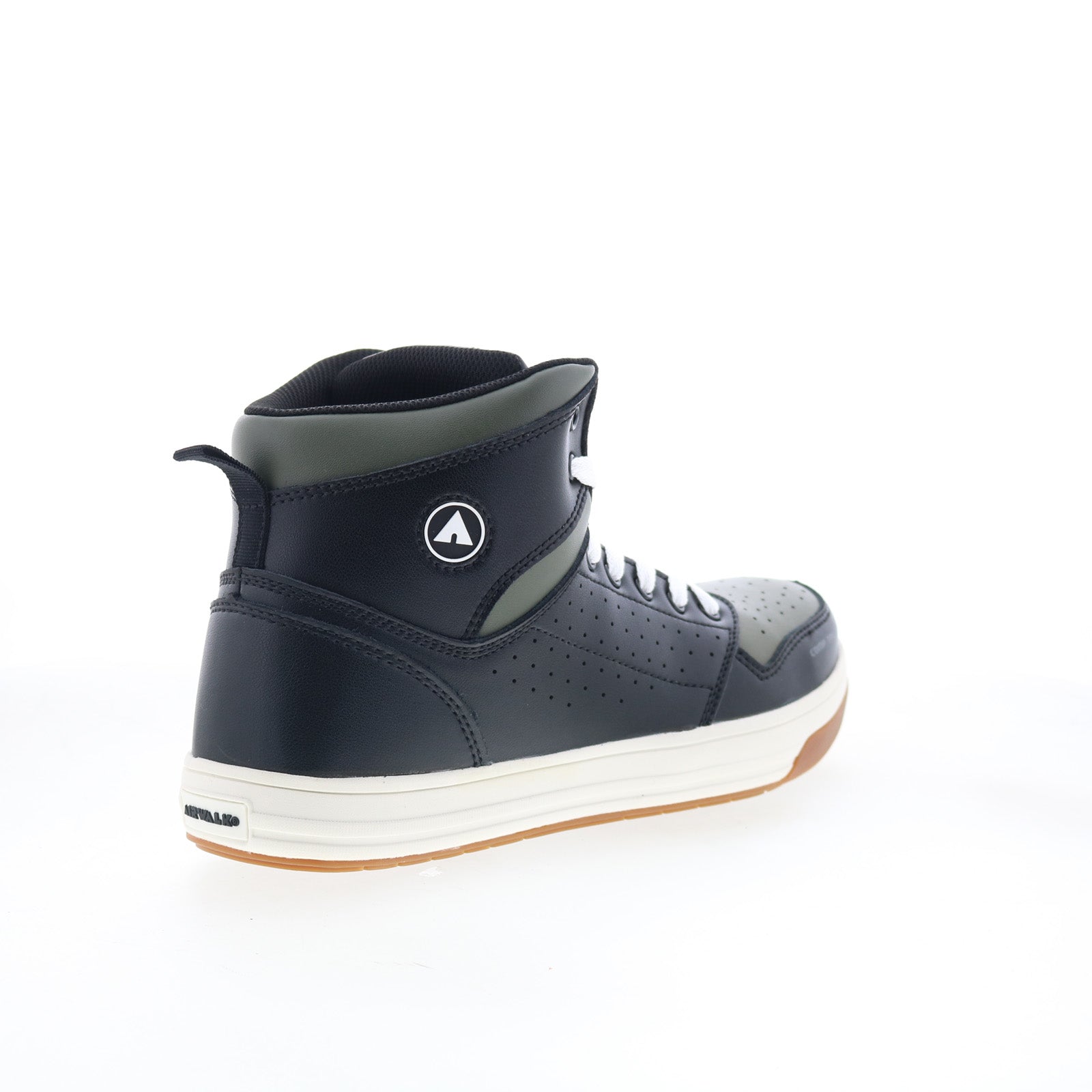 Airwalk Arena Mid Composite Toe EH Mens Black Wide Work & Safety Shoes ...