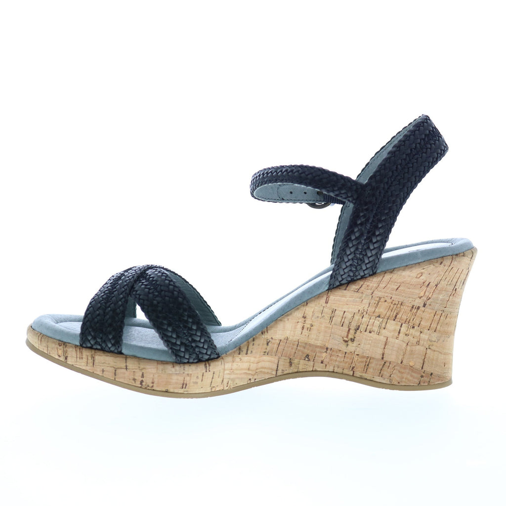 David Tate Baily Womens Black Narrow Synthetic Wedges Heels Shoes ...