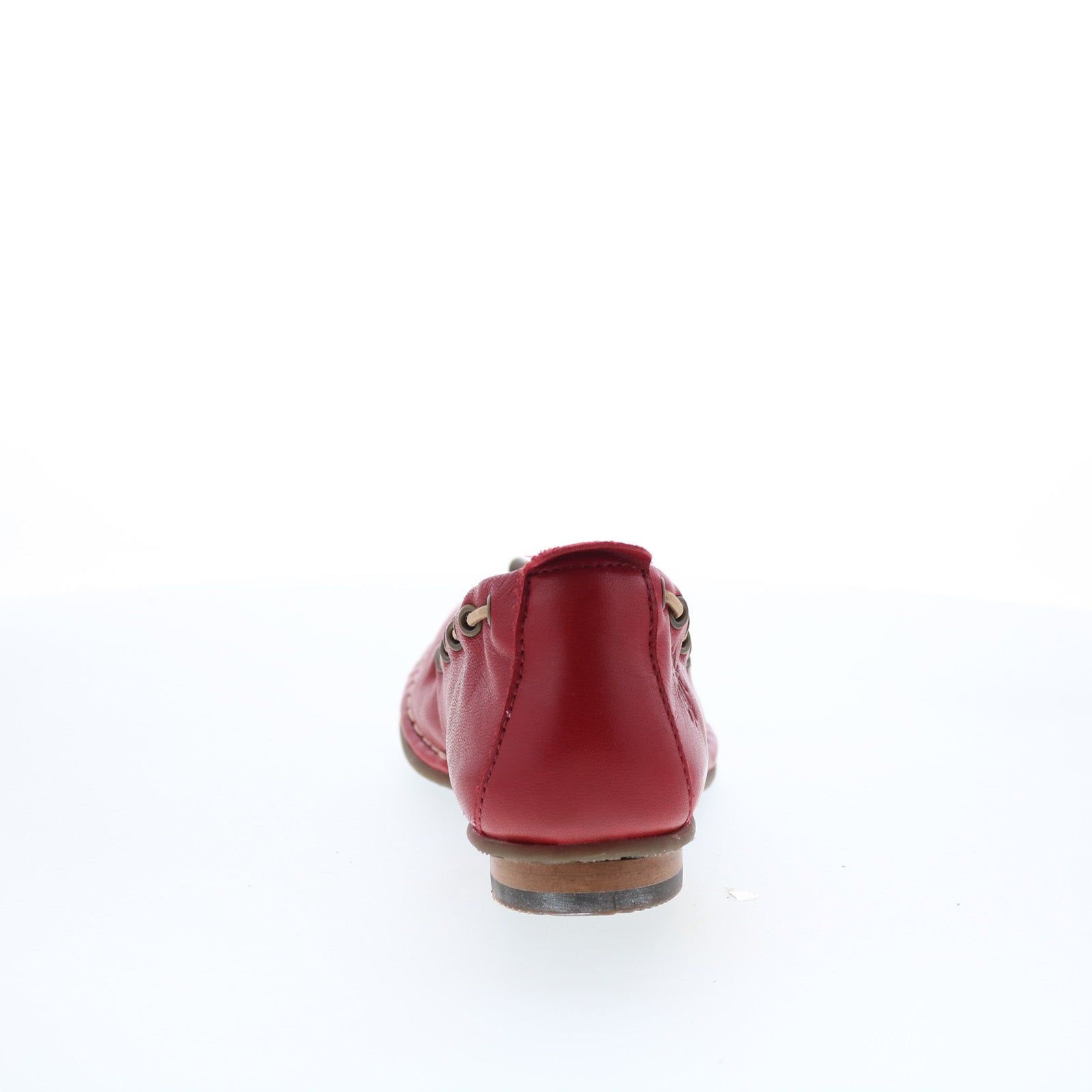 Fly London Bapi BAPI264FLY-000 Womens Red Leather Slip On Ballet Flats ...