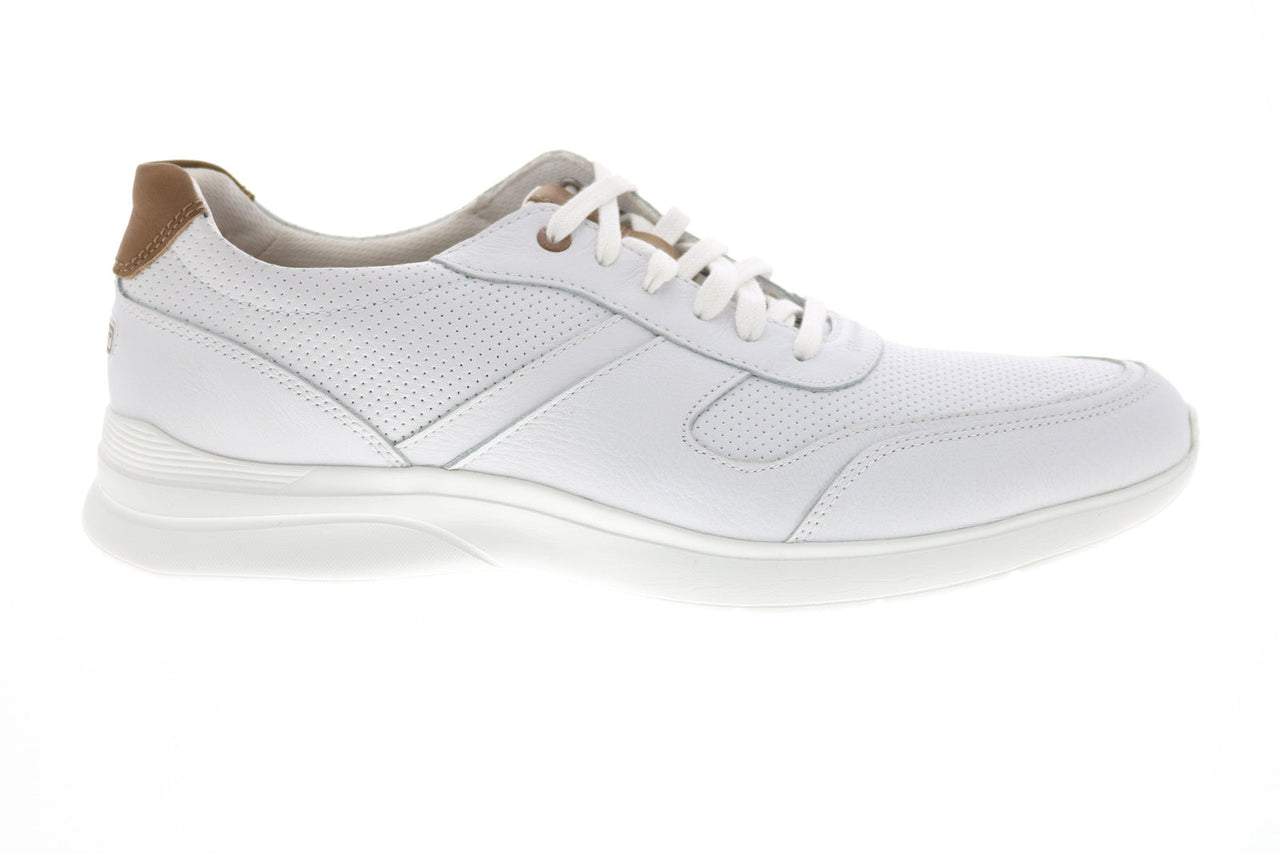 Rockport Total Motion Active Mudguard Mens White Wide Sneakers Shoes ...