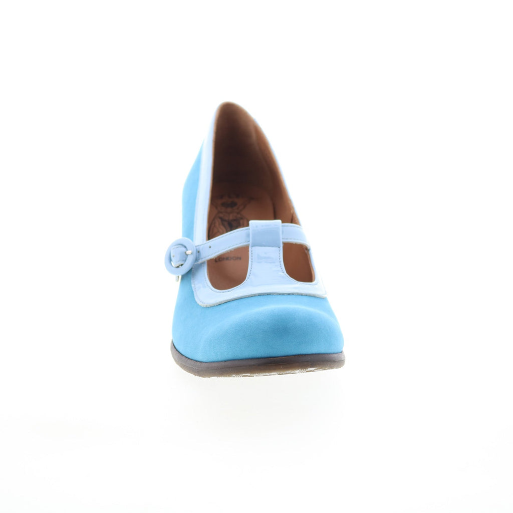 Fly London Begi BEGI085FLY-000 Womens Blue Leather Pumps Heels Shoes ...