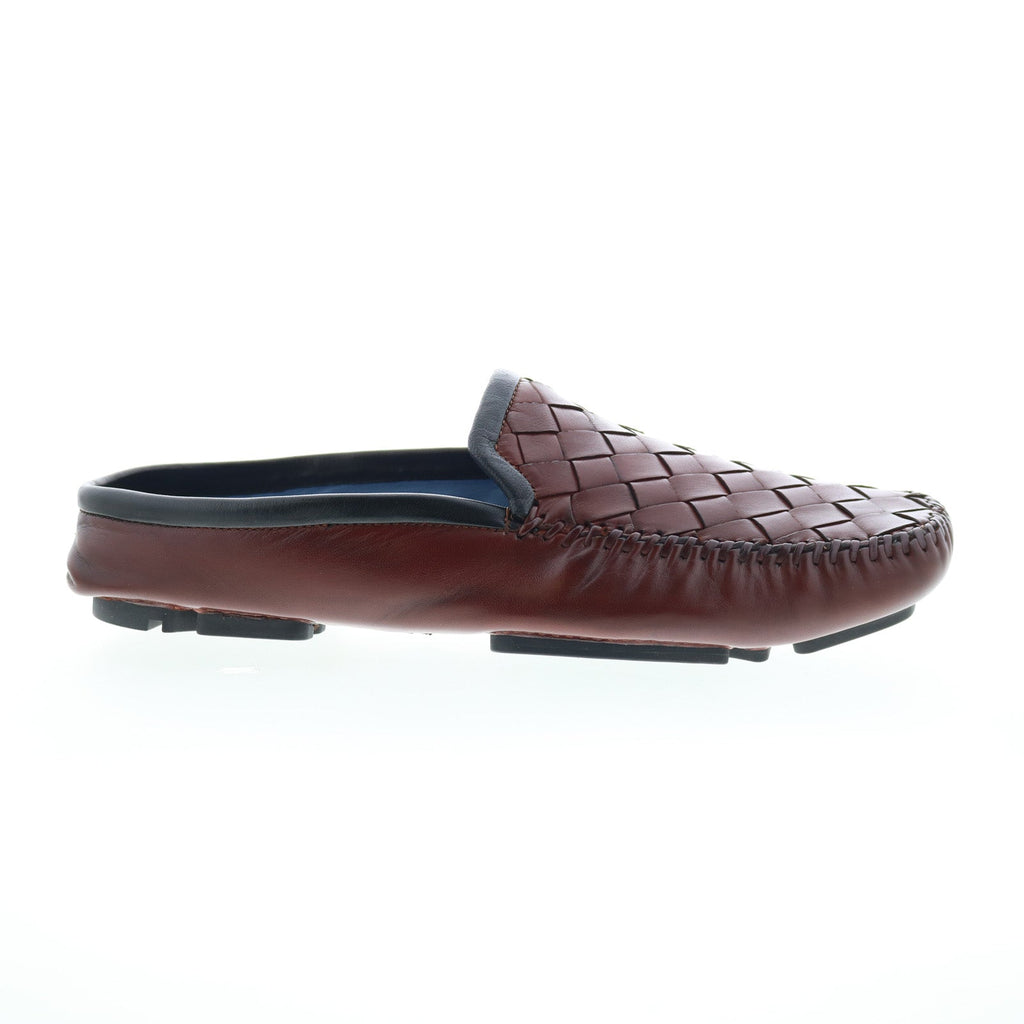 Robert Zur Bermuda Mens Brown Leather Loafers & Slip Ons Casual Shoes ...