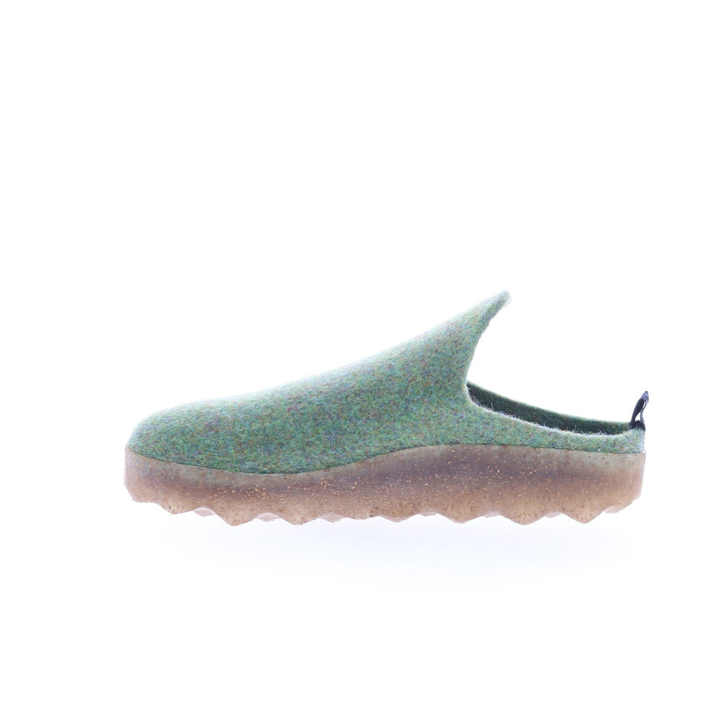 Asportuguesas Come COME023ASP-053 Womens Green Slip On Clog Flats Shoe ...