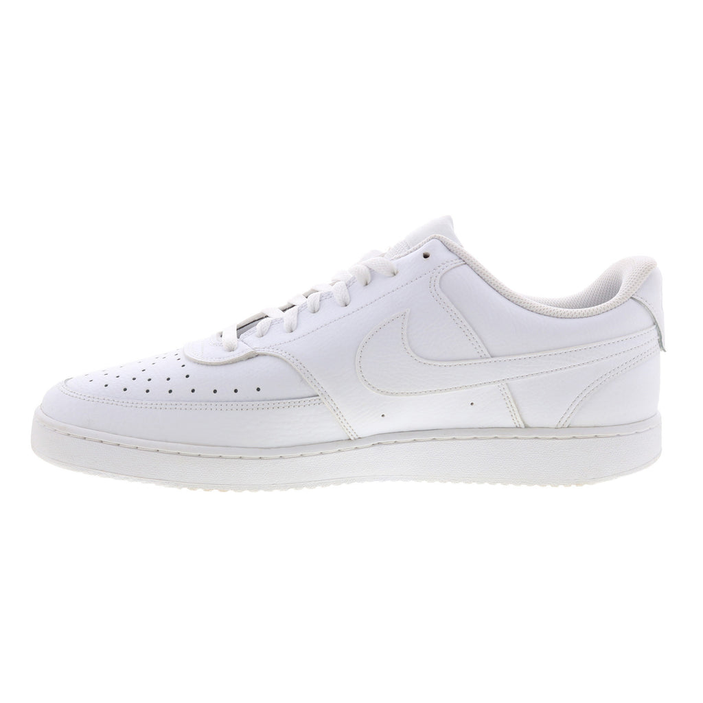 Nike Court Vision Low CD5463-100 Mens White Leather Lifestyle Sneakers ...