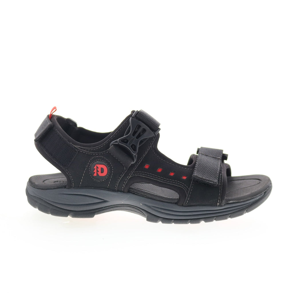 Dunham Nolan Water Friendly CH9116 Mens Black Leather Sport Sandals Sh ...