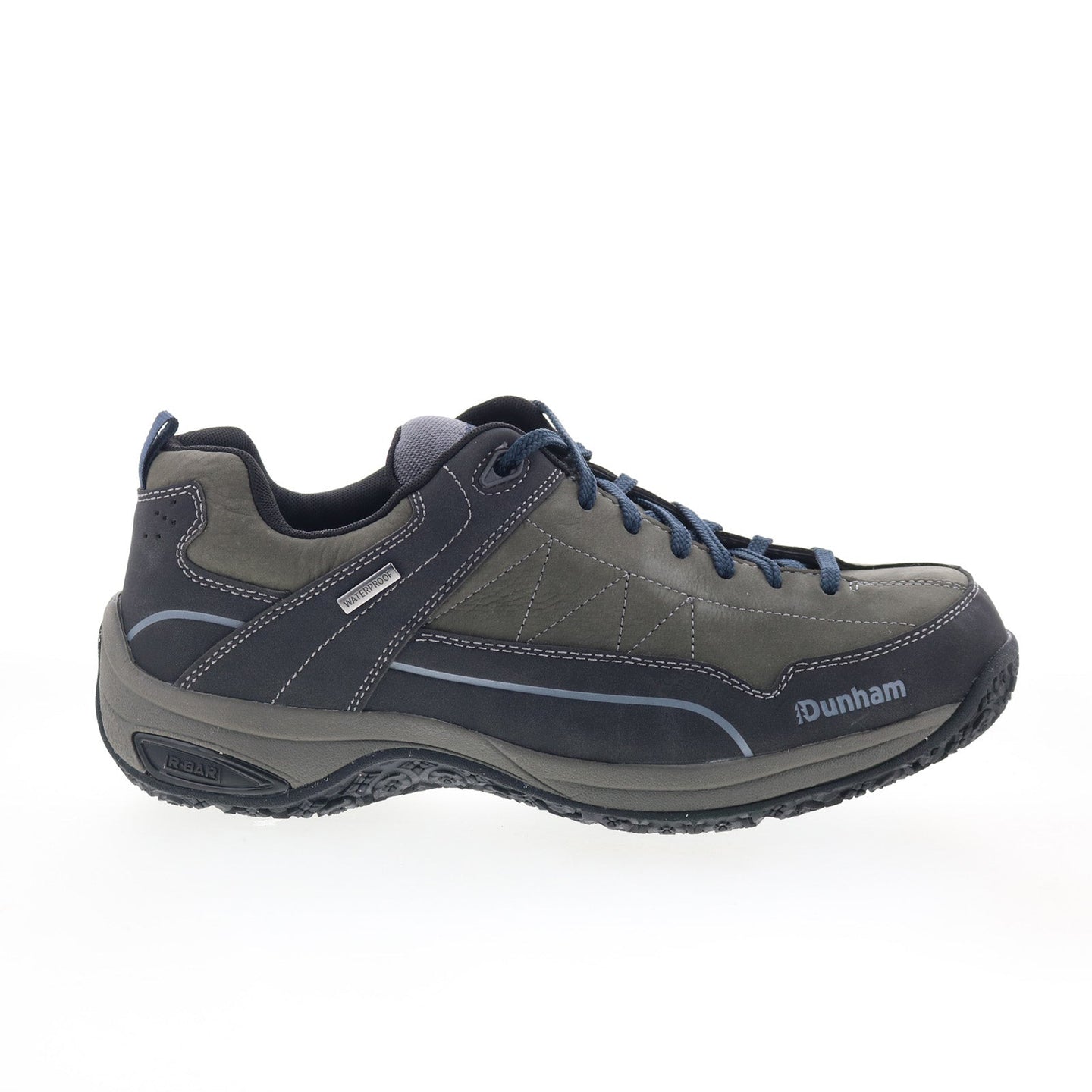 Dunham Cloud Plus WP Lace Up Trekker Mens Gray Extra Wide Oxfords Shoe ...