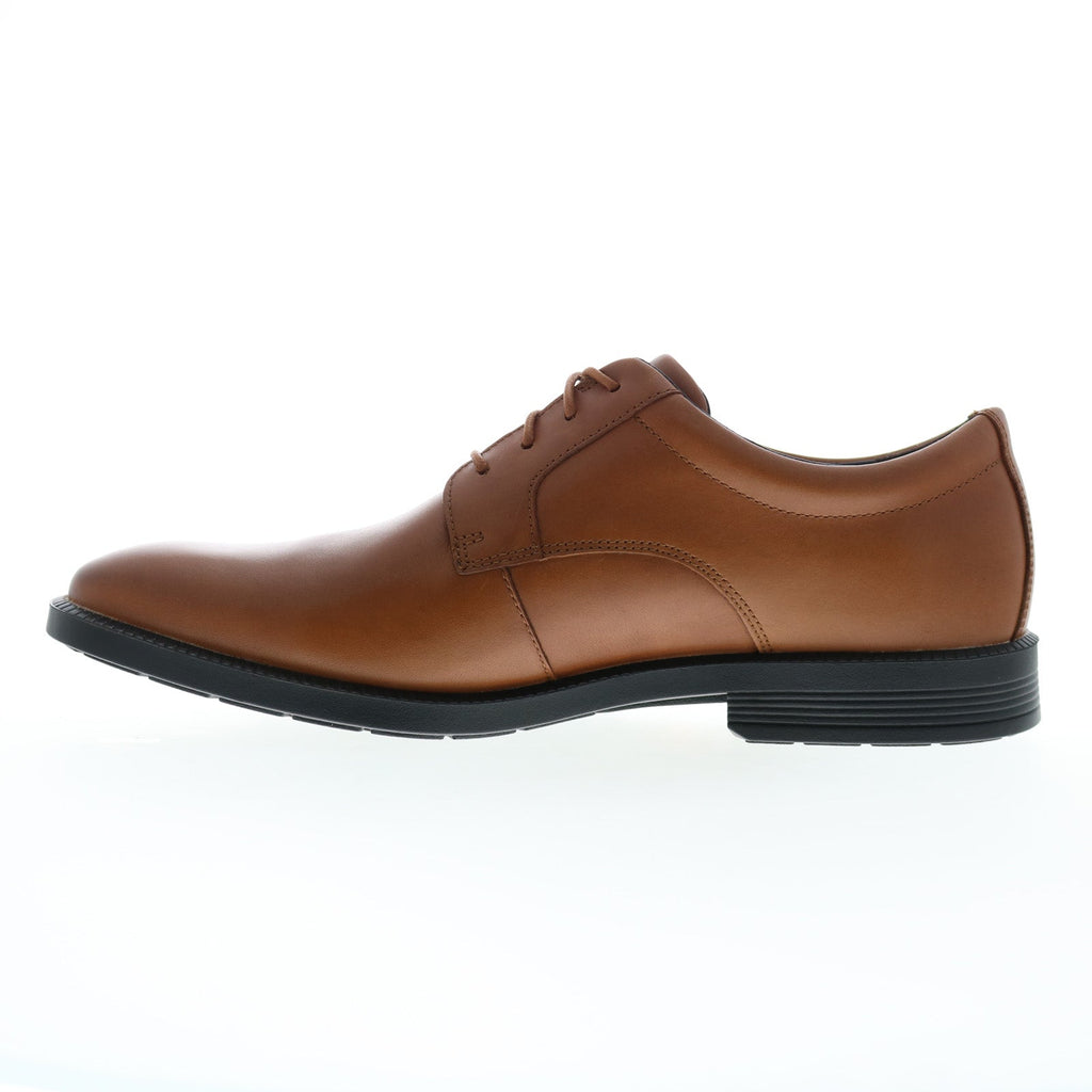 Rockport Dressport Plain Toe Mens Brown Wide Oxfords Plain Toe Shoes ...