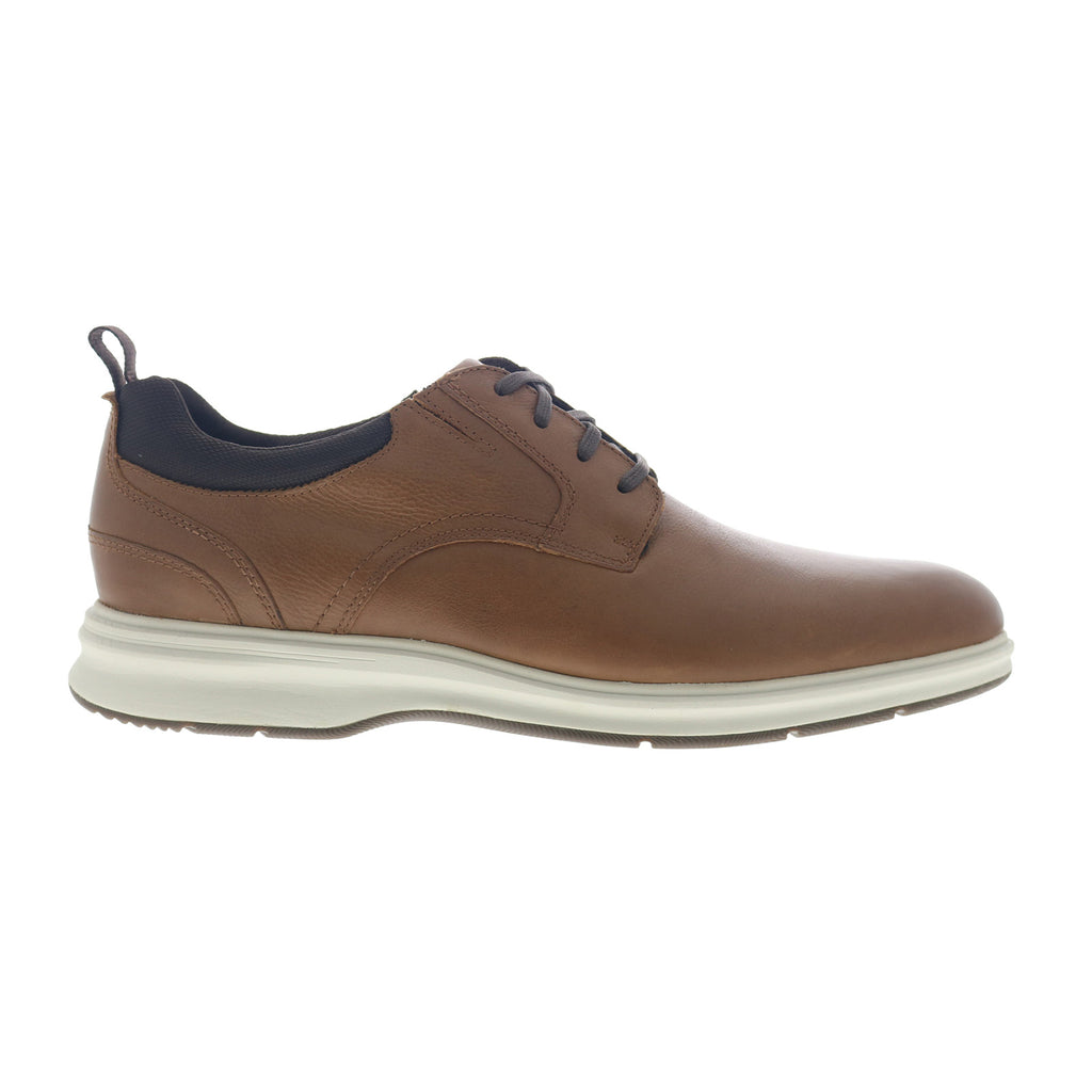Rockport Total Motion City Plain Toe Mens Brown Oxfords Plain Toe Shoe ...