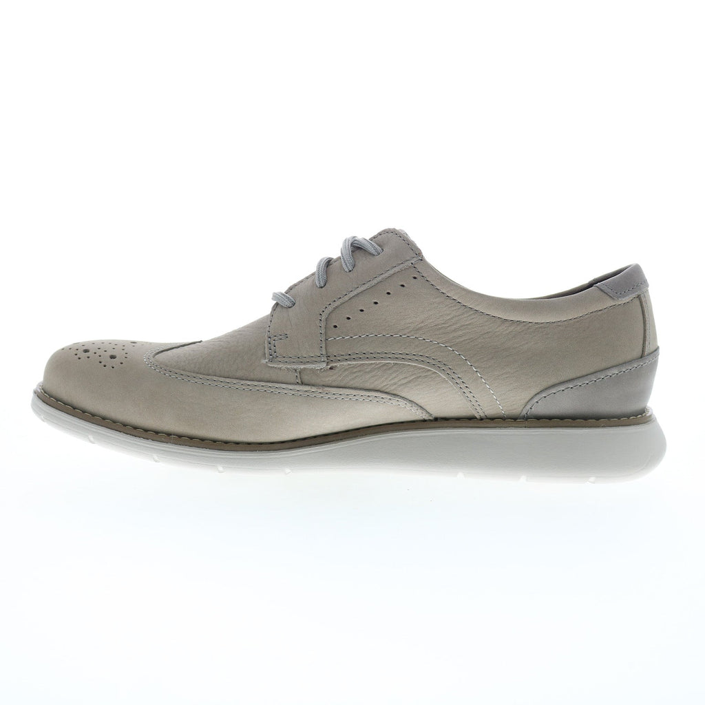 Rockport Total Motion Craft Wingtip CJ1320 Mens Gray Oxfords Shoes ...
