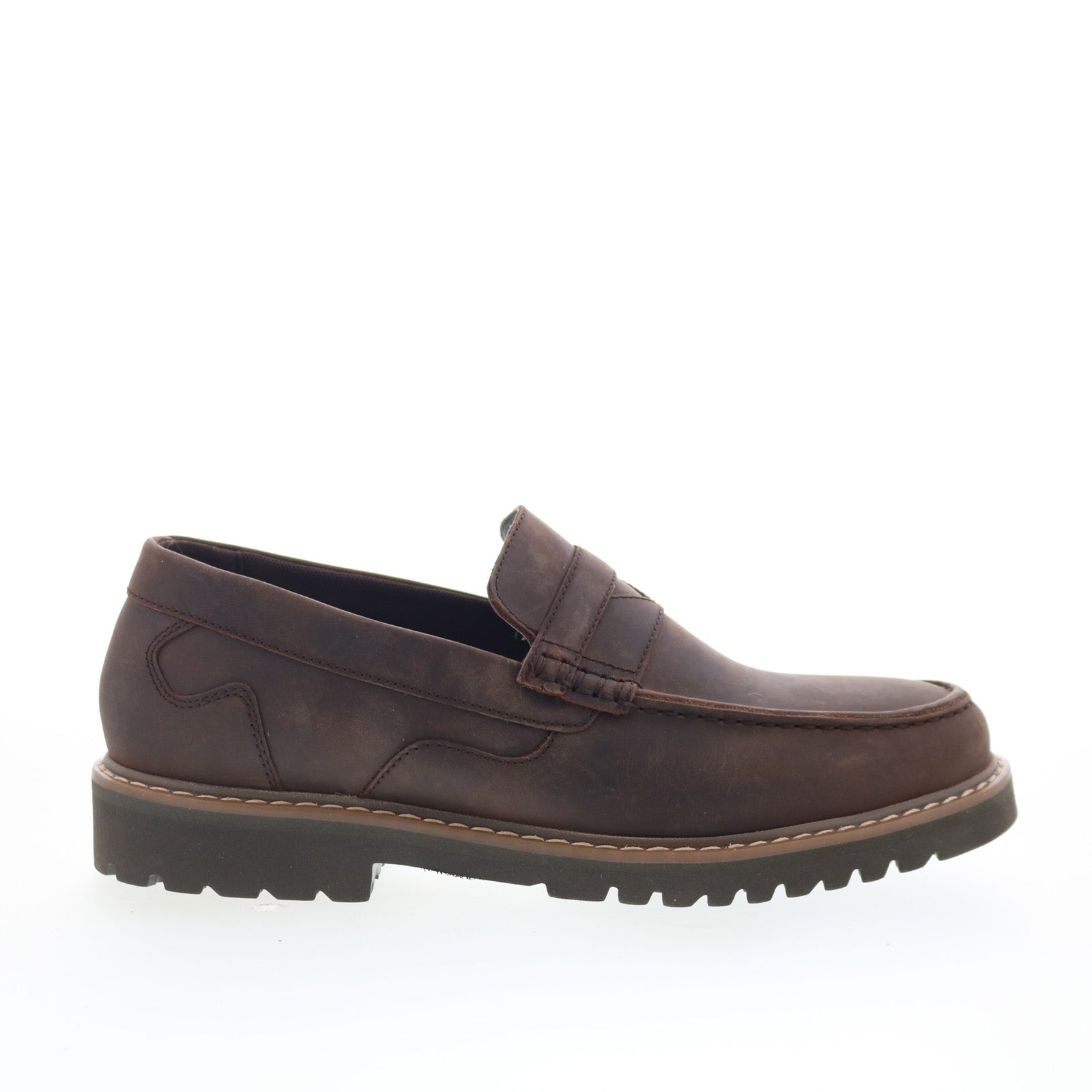 Rockport Maverick Penny CJ3771 Mens Brown Loafers & Slip Ons Penny Sho ...