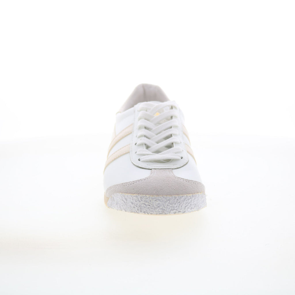 Gola Harrier 50 Leather CMA504 Mens White Leather Lifestyle Sneakers S ...