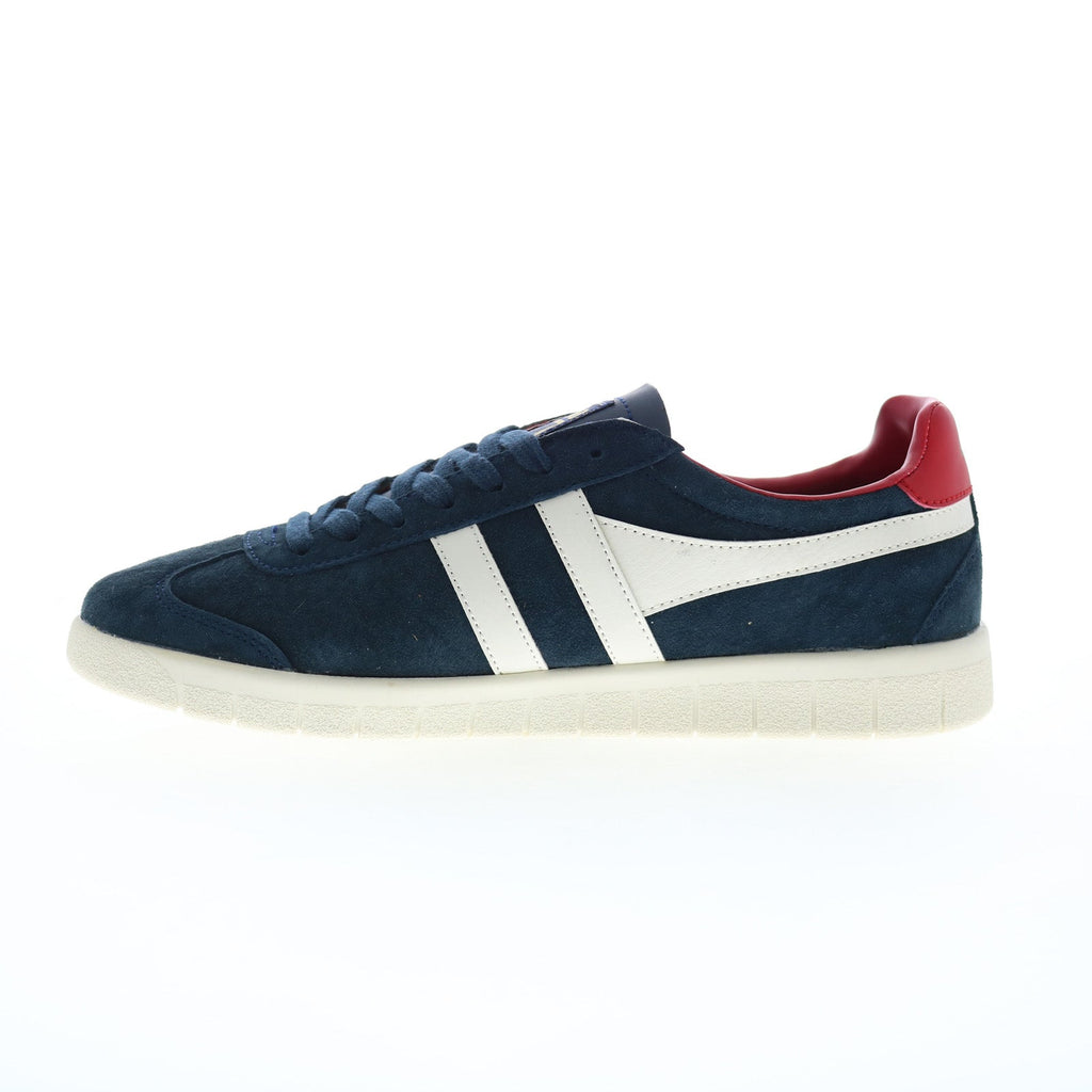 Gola Hurricane Suede CMB046 Mens Blue Suede Lifestyle Sneakers Shoes ...