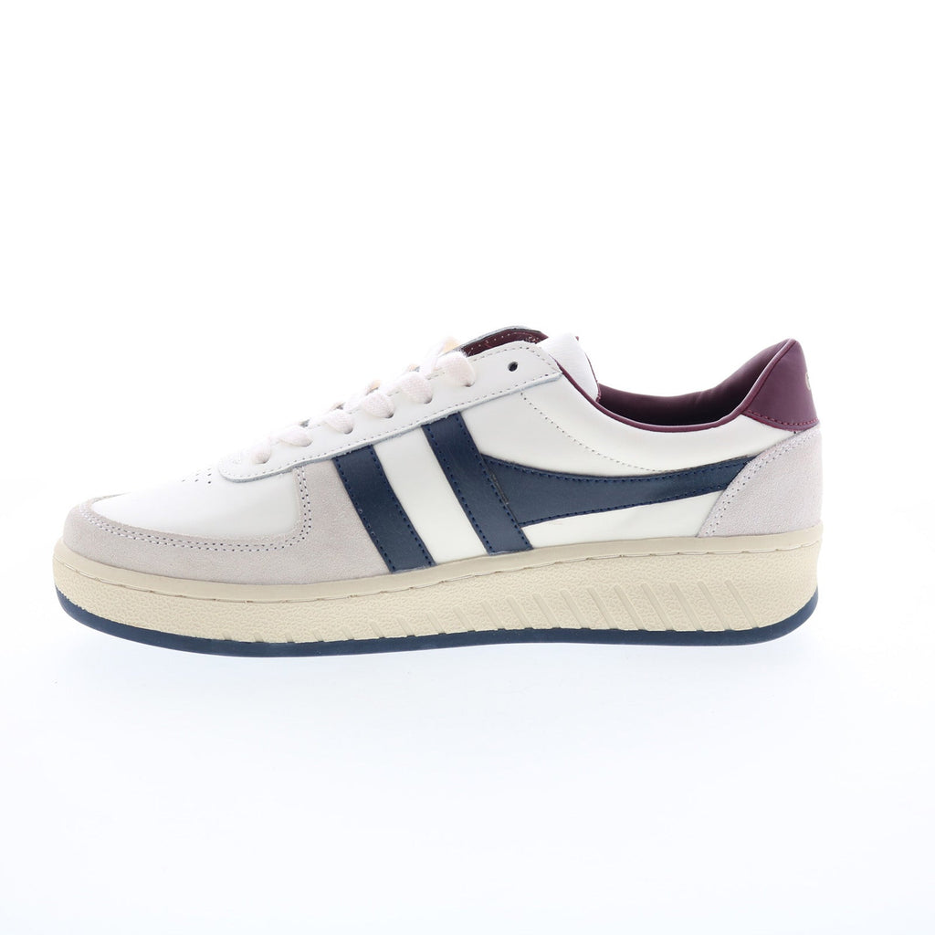 Gola Grandslam Classic CMB117 Mens White Suede Lifestyle Sneakers Shoe ...