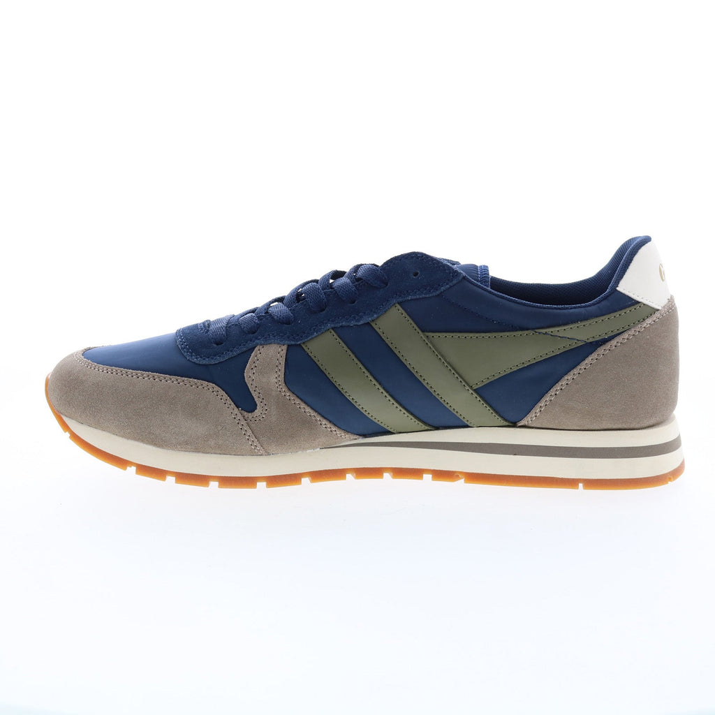 Gola Daytona Chute CMB363 Mens Blue Suede Lace Up Lifestyle Sneakers S ...