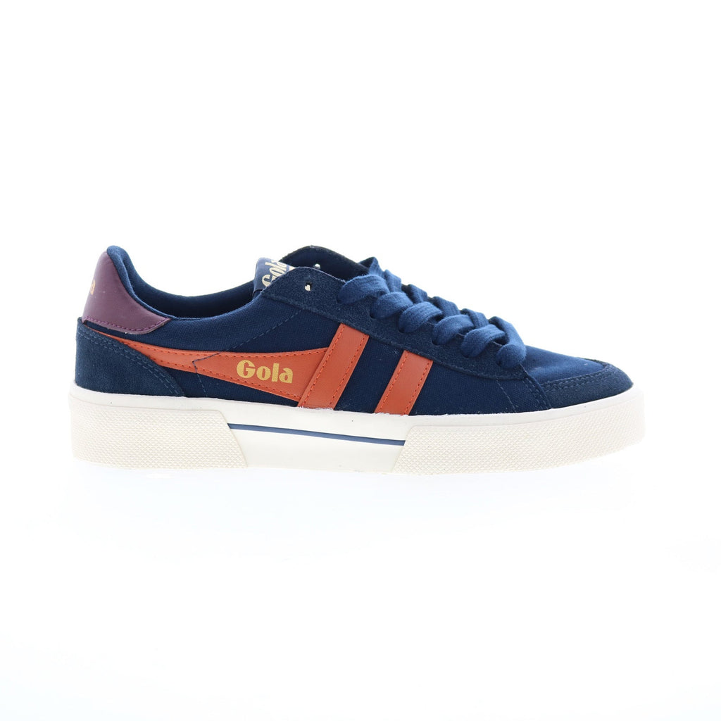 Gola Breakpoint CMB423 Mens Blue Suede Lace Up Lifestyle Sneakers Shoe ...