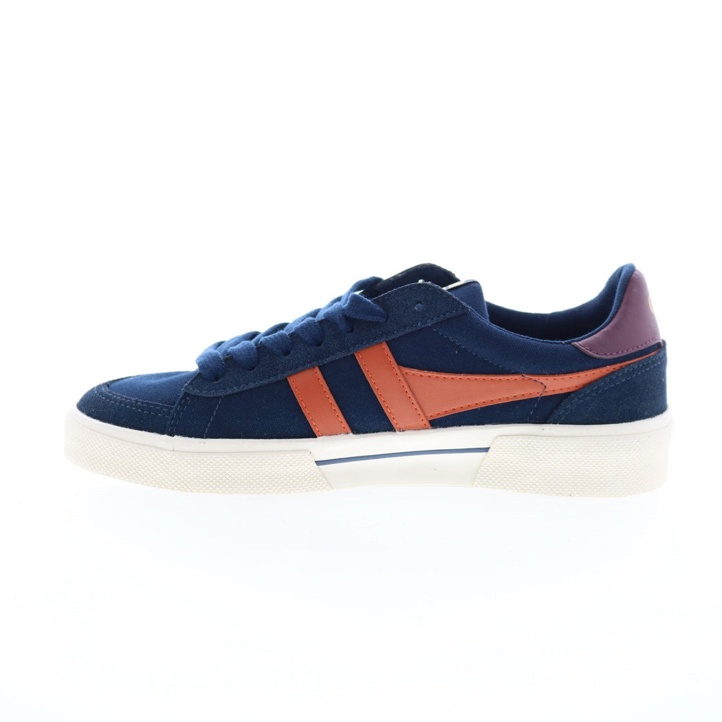 Gola Breakpoint CMB423 Mens Blue Suede Lace Up Lifestyle Sneakers Shoe ...