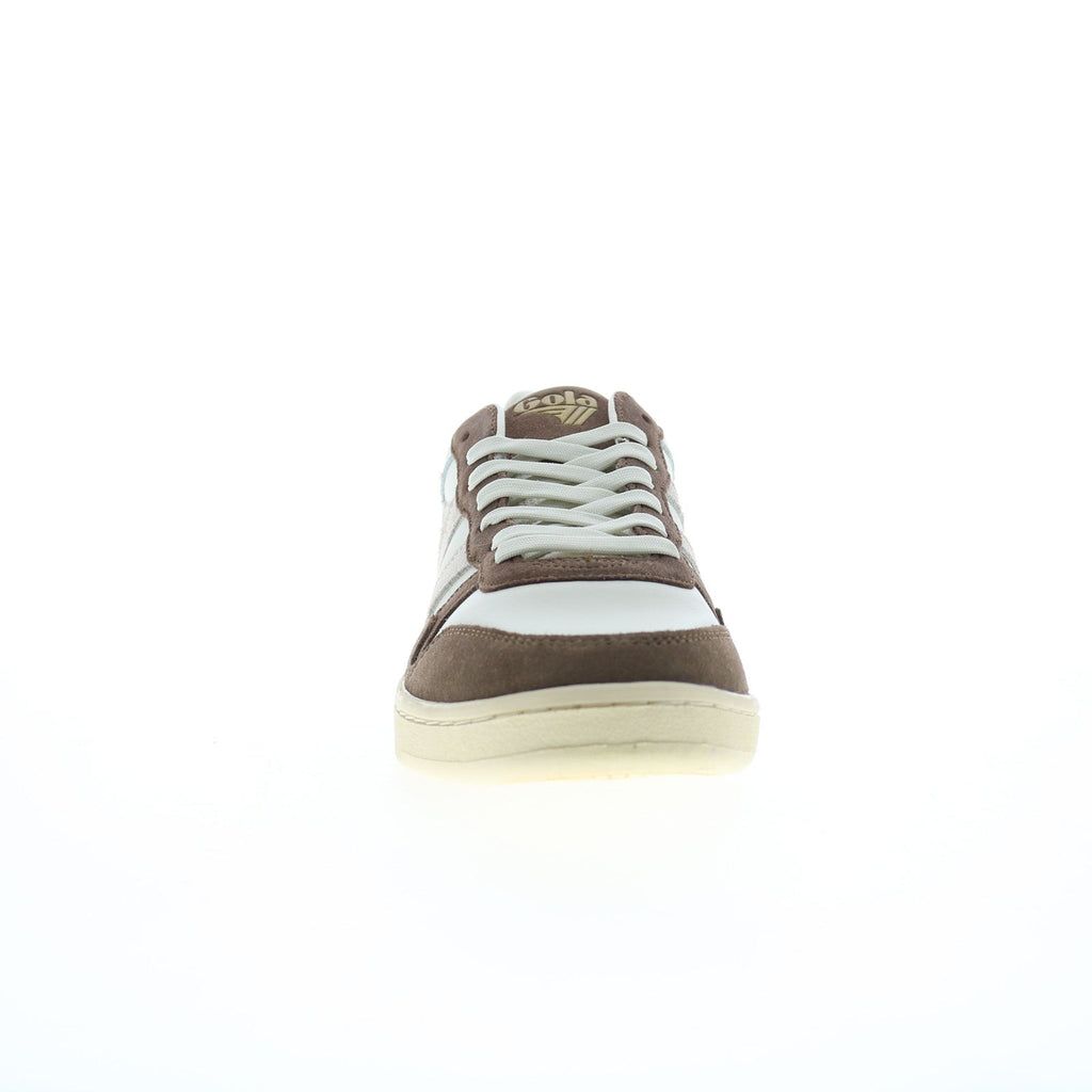 Gola Rebound Quadrant CMB527 Mens Brown Suede Lifestyle Sneakers Shoes ...