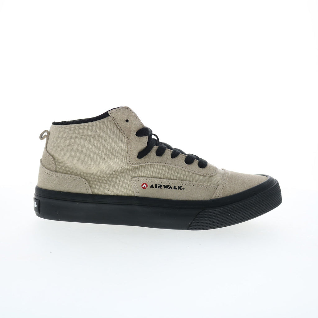 Airwalk Ollie CW06511M Mens Gray Suede Skate Inspired Sneakers Shoes ...