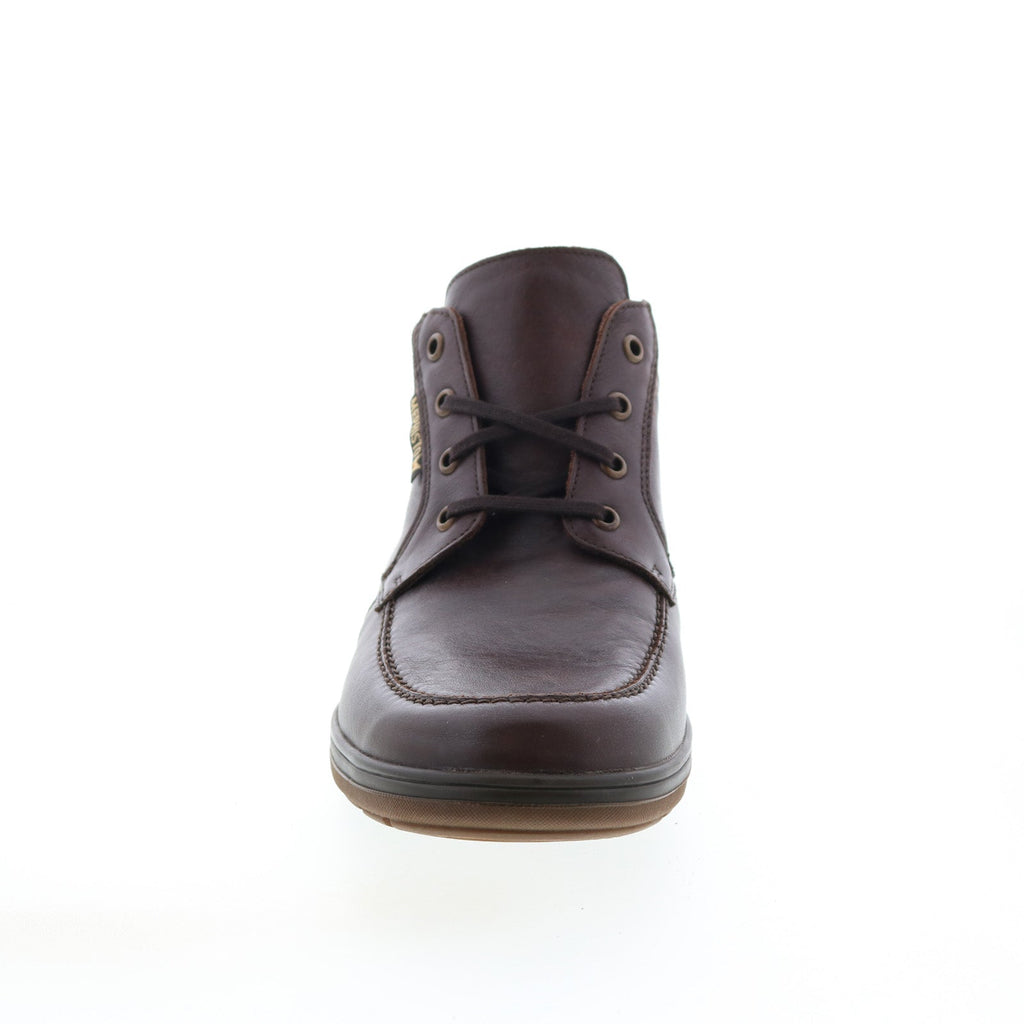 Mephisto Darwin Mens Burgundy Leather Lace Up Chukkas Boots - Ruze Shoes