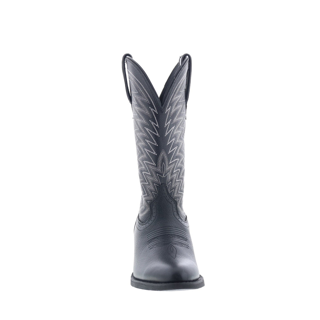 Durango Rebel Frontier DDB0241 Mens Black Leather Slip On Western Boot ...