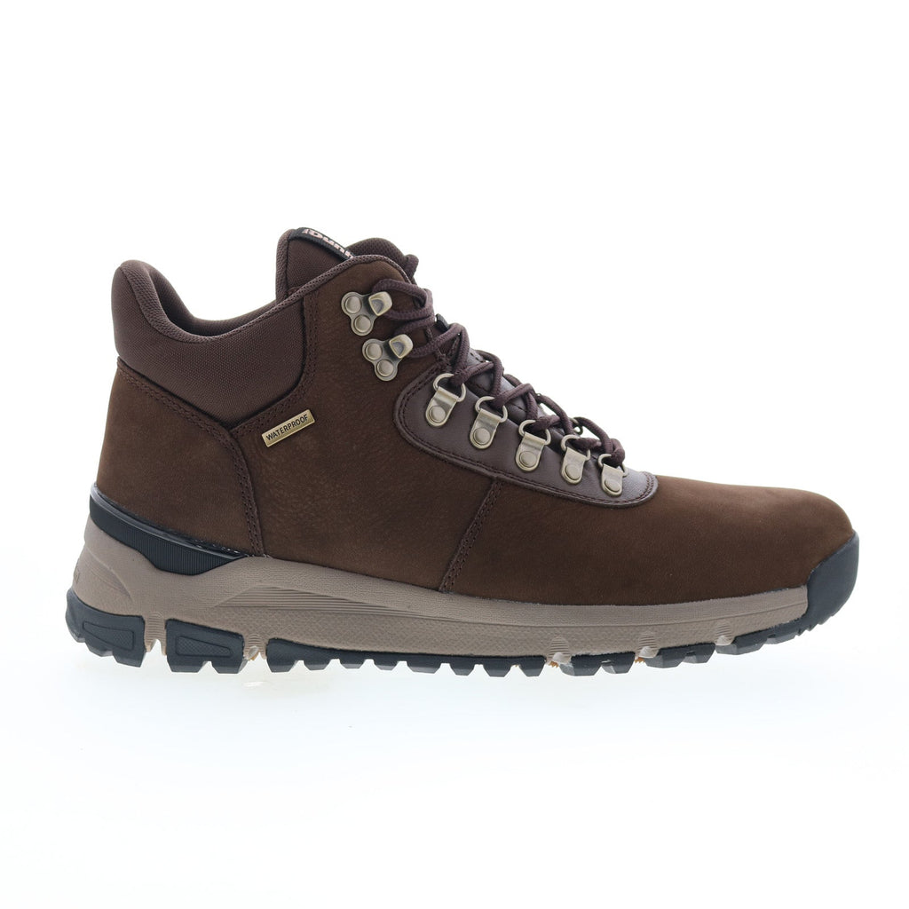Dunham Alpine Waterproof Lace Up Mid Mens Brown Casual Dress Boots ...