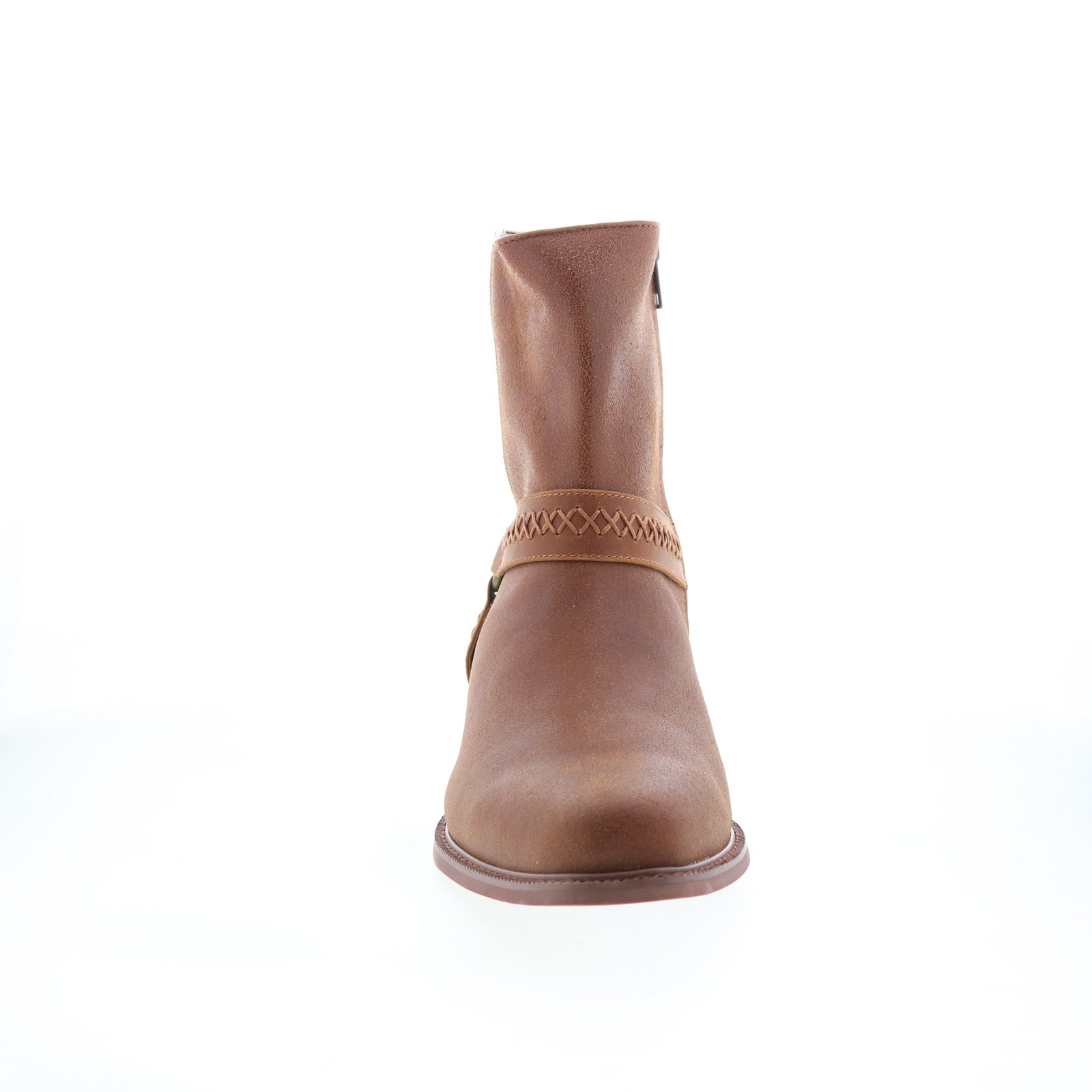 Dingo Butch Cowboy Boots DI-219 Mens Brown Leather Zipper Western Boot ...