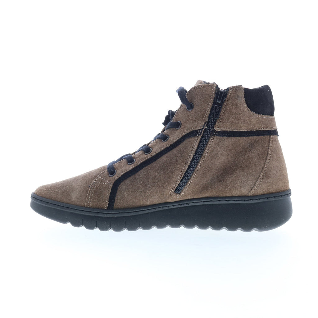 Softinos Emma EMMA707SOF-005 Womens Brown Suede Lifestyle Sneakers Sho ...