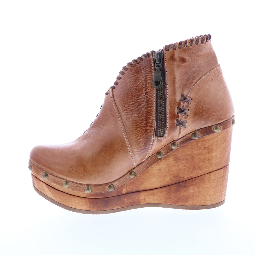 Bed Stu Marina F389007 Womens Brown Leather Zipper Ankle & Booties Boo ...