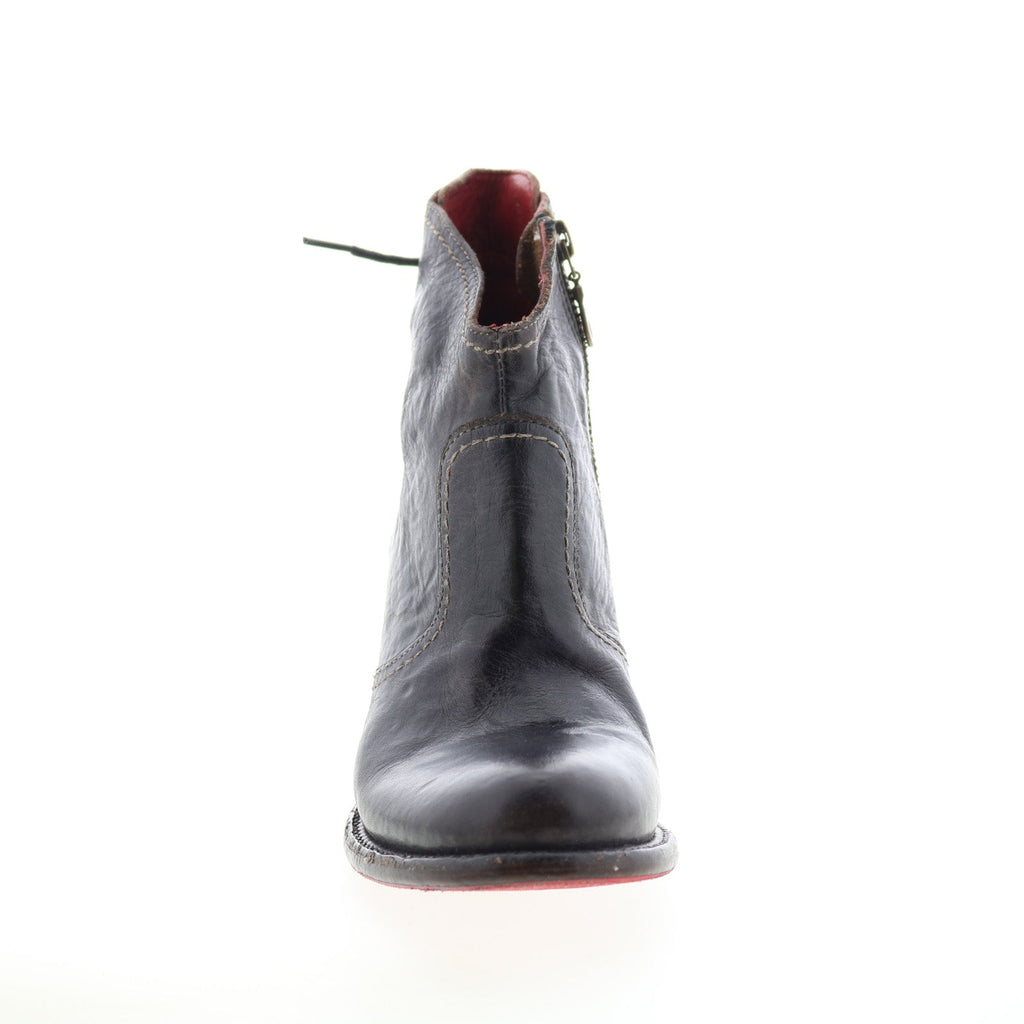 Bed Stu Xena F393017 Womens Black Leather Zipper Ankle & Booties Boots ...