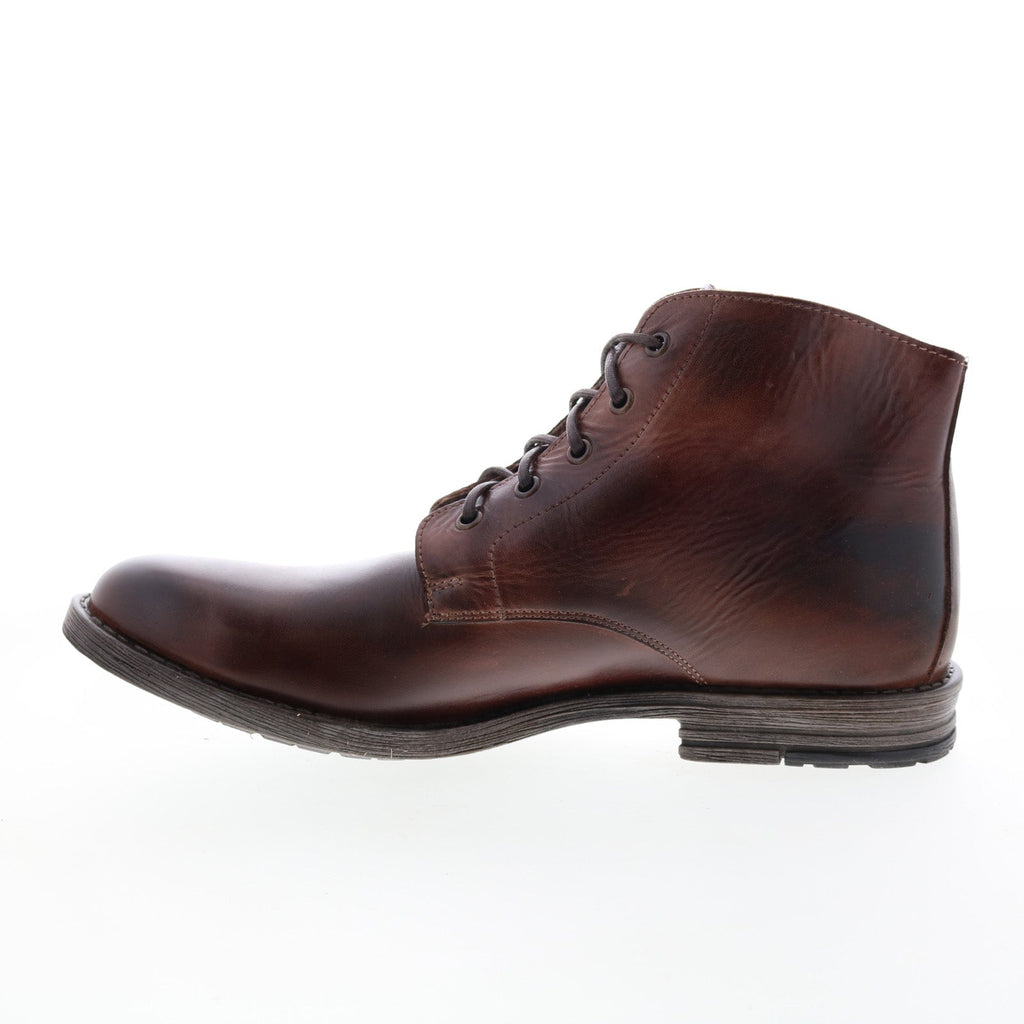 Bed Stu Hoover F414002 Mens Brown Leather Lace Up Casual Dress Boots ...