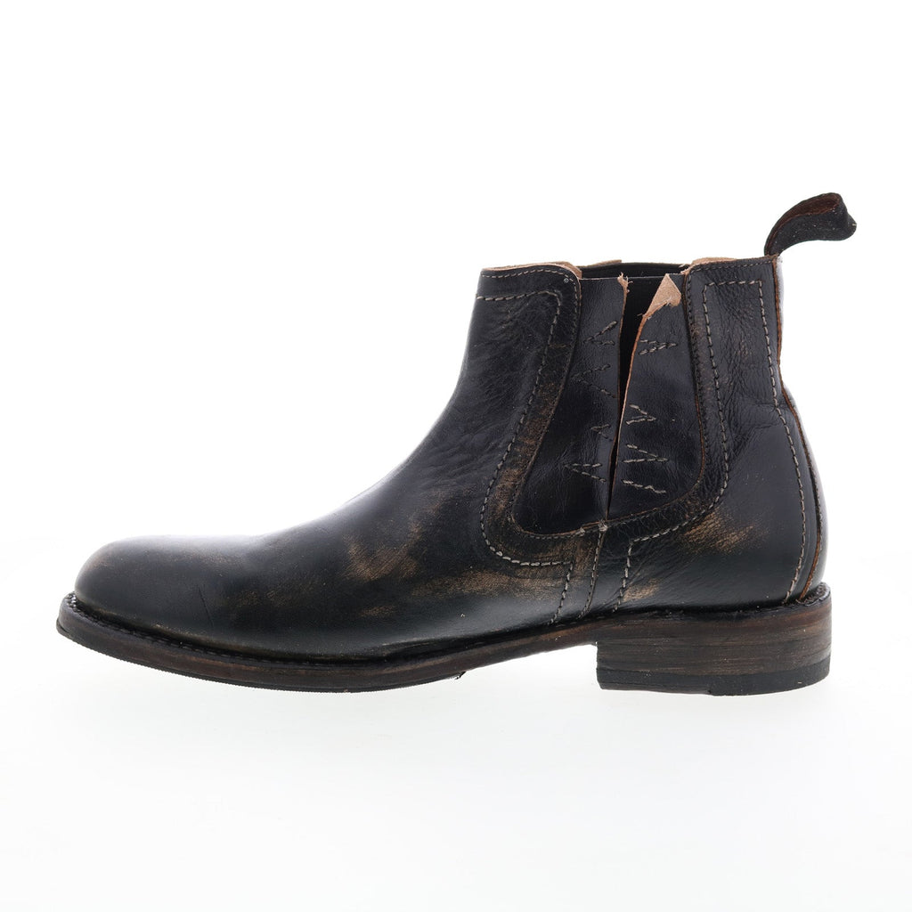 Bed Stu Cortado F473008 Mens Black Leather Slip On Chelsea Boots - Ruze ...