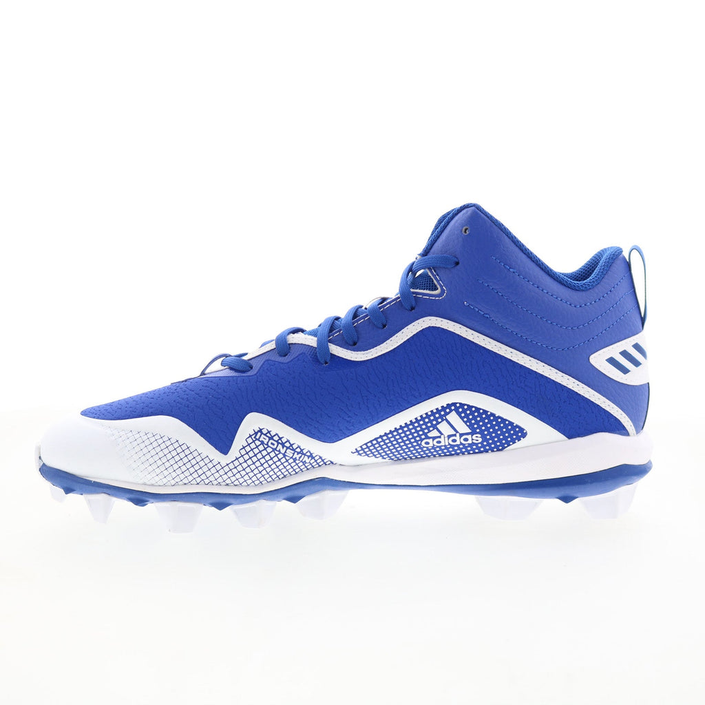 Adidas Icon 6 Mid MD FX4115 Mens Blue Mesh Athletic Baseball Cleats Sh ...